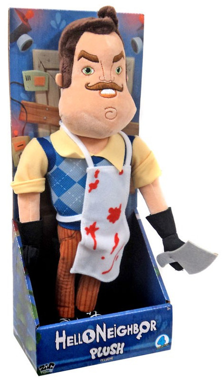 Hello Neighbor The Neighbor with Apron Cleaver 15 Plush 15 Zag Toys ...
