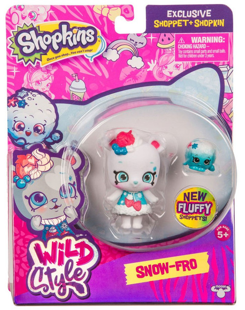 Shopkins Shoppets Season 9 Wild Style Snow-Fro Doll Figure Moose Toys ...