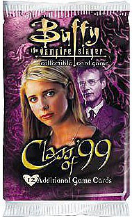 Buffy The Vampire Slayer Collectible Card Game Class of 99 Booster Pack ...