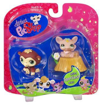 Littlest Pet Shop Pet Pairs Ape Mouse Exclusive Figure 2-Pack 529, 617 ...