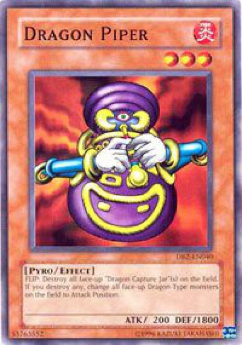 YuGiOh Dark Beginning 2 Single Card Common Dragon Piper DB2-EN040 - ToyWiz