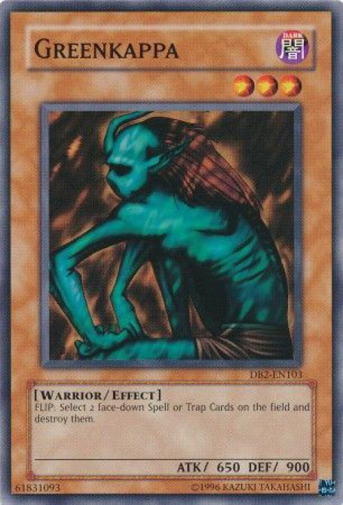 YuGiOh Dark Beginning 2 Single Card Common Greenkappa DB2-EN103 - ToyWiz