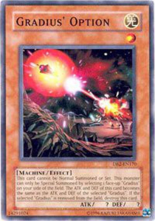 YuGiOh Dark Beginning 2 Single Card Common Gradius Option DB2-EN170 ...