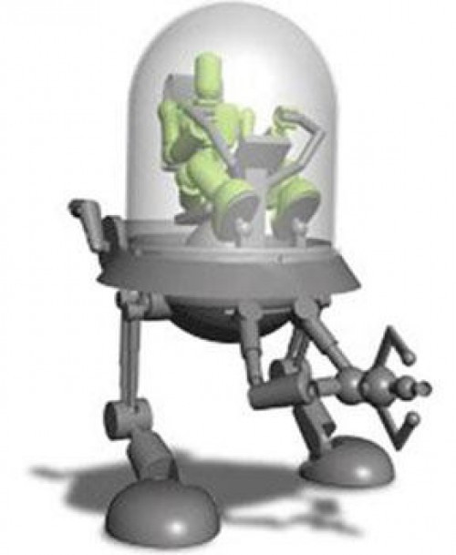 Stikfas G2 Sigma Male Alpha Male with Dome Walker Robot Action Figure ...