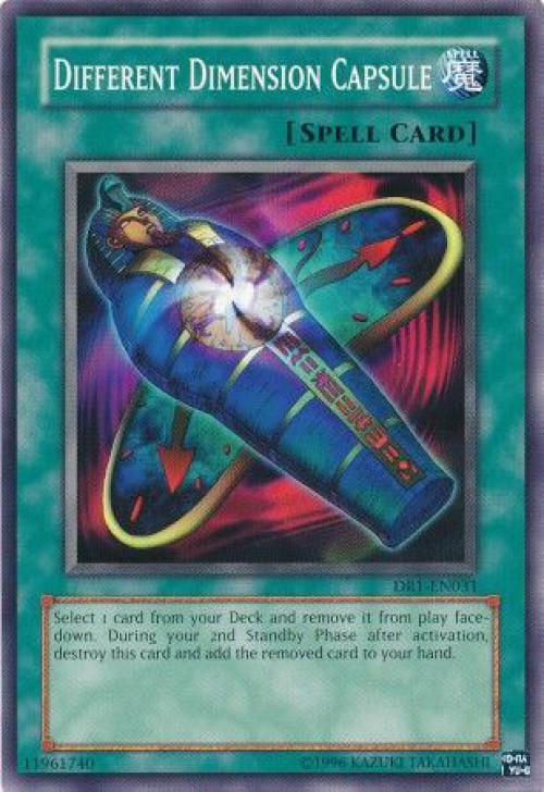YuGiOh Dark Revelation 1 Single Card Common Different Dimension Capsule ...