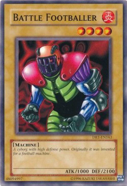 YuGiOh Dark Revelation 1 Single Card Common Battle Footballer DR1-EN163 ...