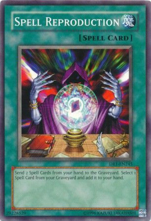 YuGiOh Dark Revelation 1 Single Card Common Spell Reproduction DR1 ...