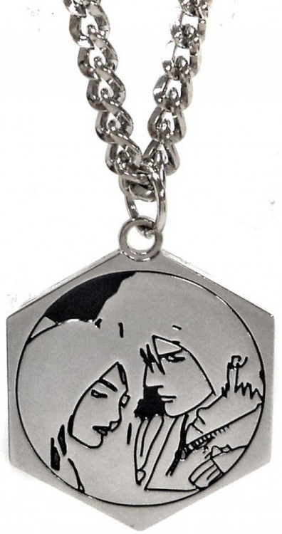 Final Fantasy VIII Rinoa and Squal Metal Pendant Necklace Accessory ...