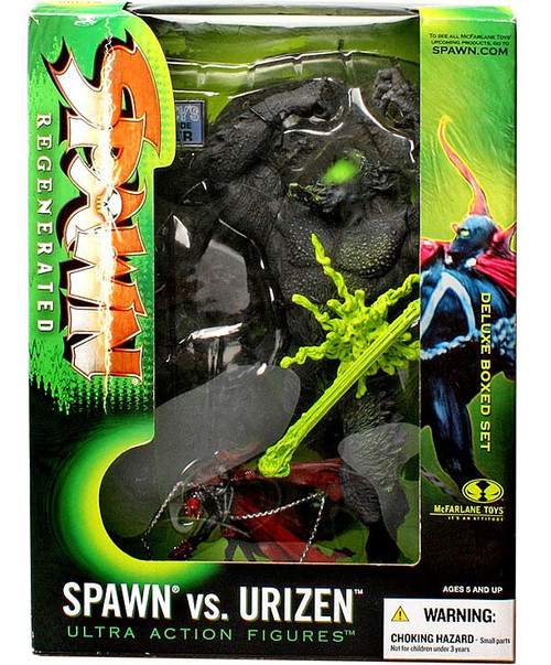 McFarlane Toys Spawn Series 28 Regenerated Spawn vs. Urizen Action Figure Set - ToyWiz
