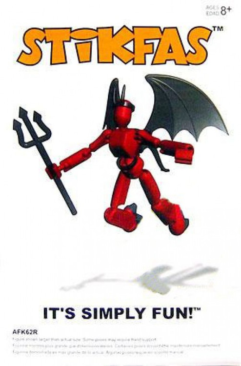 Stikfas Beta Female Demoness Action Figure Kit Hasbro Toys - ToyWiz