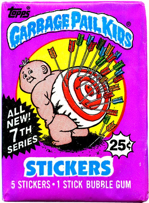 Garbage Pail Kids Topps All New 7th Series Trading Card Sticker Pack 5 ...