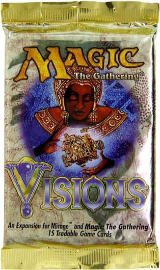 Magic The Gathering Visions Booster Pack 15 Cards Wizards of the Coast ...