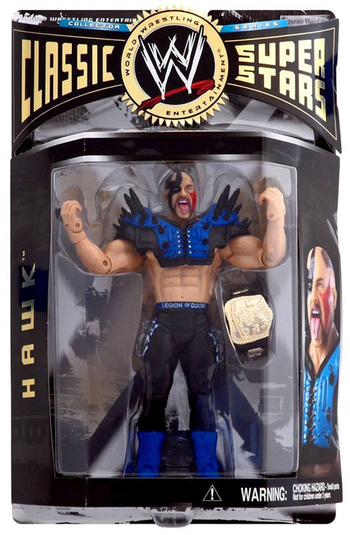 WWE Wrestling Classic Superstars Series 6 Hawk Action Figure Road ...