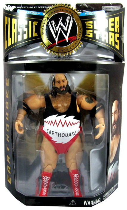 WWE Wrestling Classic Superstars Series 6 Earthquake Action Figure ...