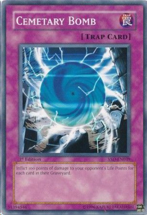 YuGiOh 2006 Starter Deck Single Card Common Cemetary Bomb YSD-EN039 ...