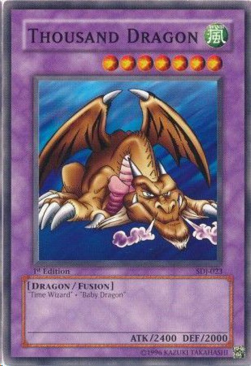 YuGiOh Joey Starter Deck Single Card Thousand Dragon SDJ-023 - ToyWiz