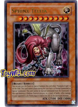YuGiOh Movie Exclusive Single Card Ultra Rare Sphinx Teleia Exclusive ...