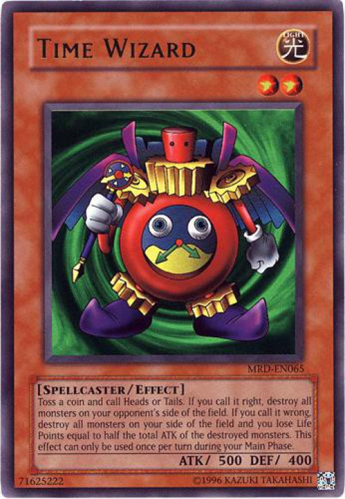 YuGiOh Metal Raiders Single Card Ultra Rare Time Wizard MRD-065 - ToyWiz