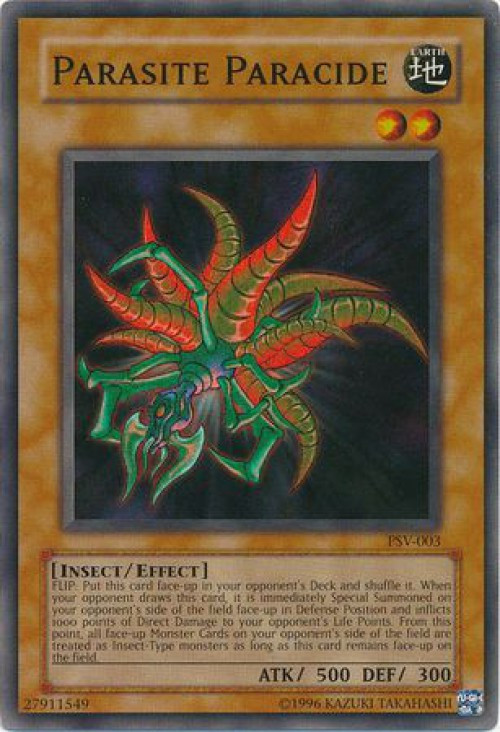 YuGiOh Pharaohs Servant Single Card Super Rare Parasite Paracide PSV ...