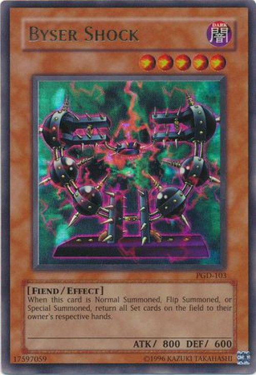 YuGiOh Pharaonic Guardian Single Card Ultra Rare Byser Shock PGD-103 ...
