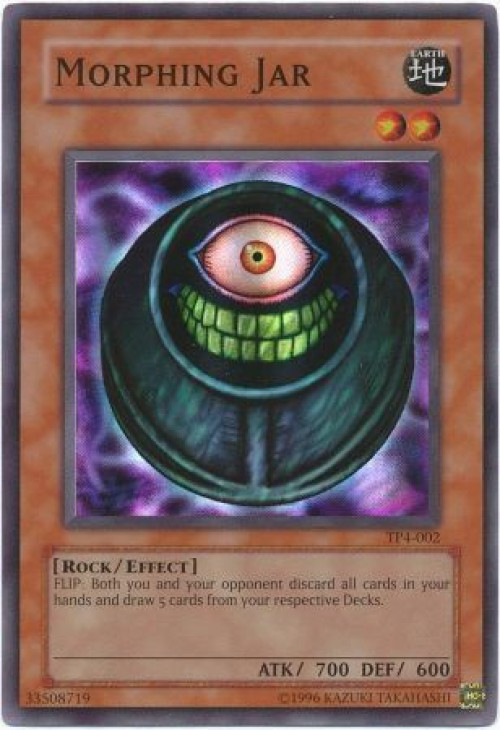 YuGiOh Tournament Pack 4 Single Card Super Rare Morphing Jar TP4-002 ...