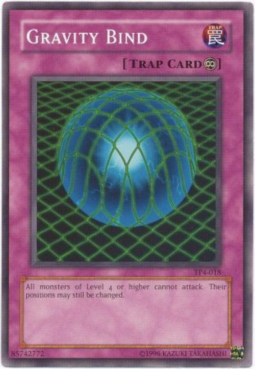 YuGiOh Tournament Pack 4 Single Card Common Gravity Bind TP4-018 - ToyWiz