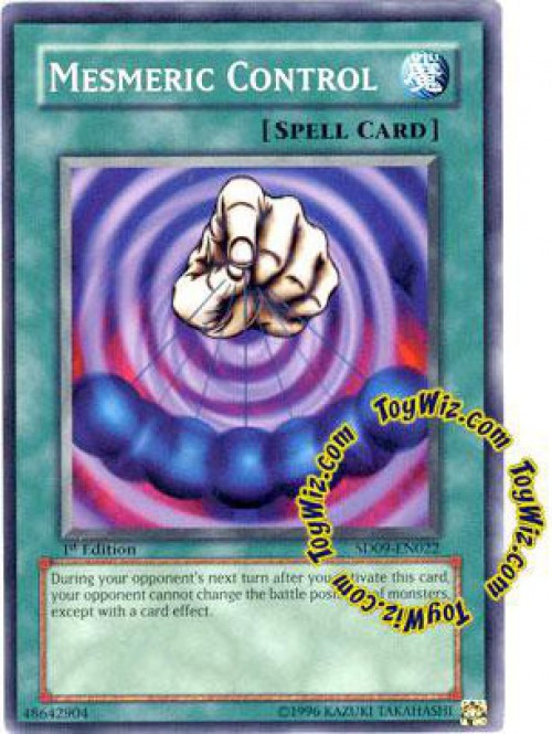 YuGiOh Structure Deck Dinosaurs Rage Single Card Common Mesmeric ...