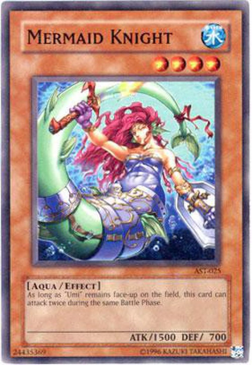 YuGiOh Ancient Sanctuary Single Card Common Mermaid Knight AST-025 - ToyWiz