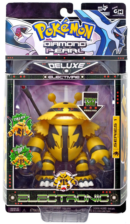 Pokemon Diamond Pearl Deluxe Electronic Series 1 Electivire Action ...