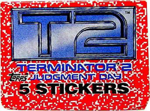 Terminator Judgment Day Terminator 2 Judgment Day Sticker Pack Topps ...