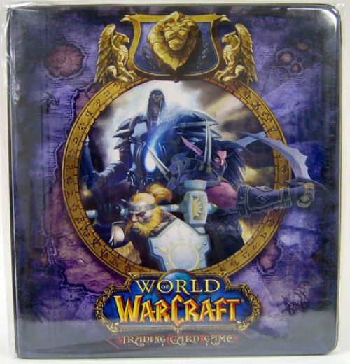 World of Warcraft Card Supplies Alliance 2 D-Ring Binder Upper Deck ...