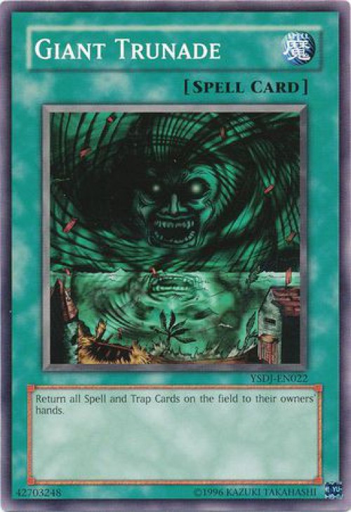 YuGiOh Starter Deck Jaden Yuki Single Card Common Giant Trunade YSDJ ...