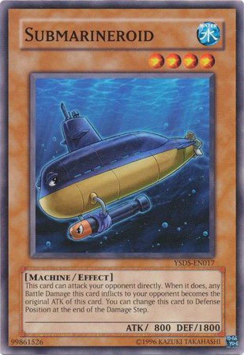 YuGiOh Syrus Truesdale Starter Deck Single Card Common Submarineroid ...