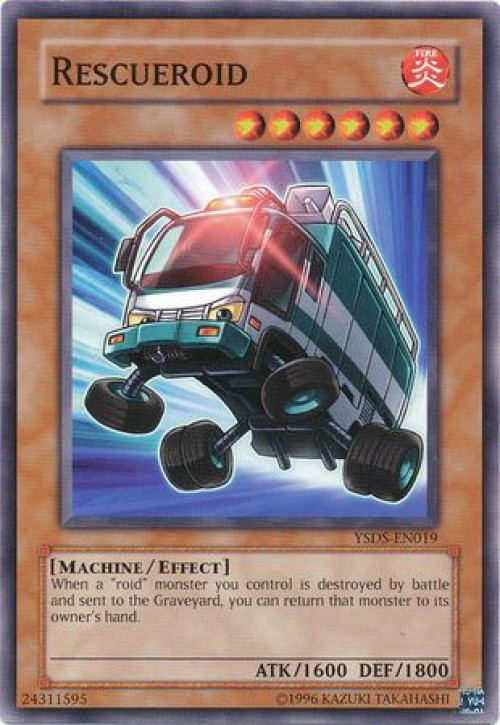 YuGiOh Syrus Truesdale Starter Deck Single Card Common Rescueroid YSDS ...