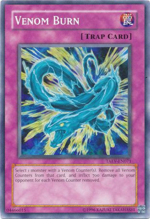 YuGiOh GX Trading Card Game Tactical Evolution Single Card Common Venom ...