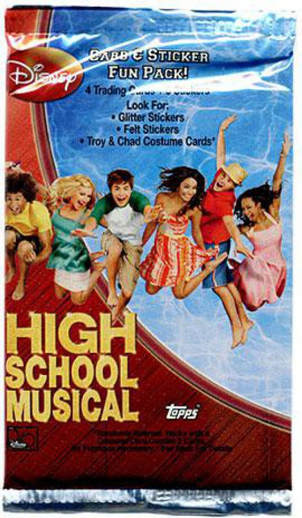 Disney High School Musical High School Musical Trading Card Sticker ...