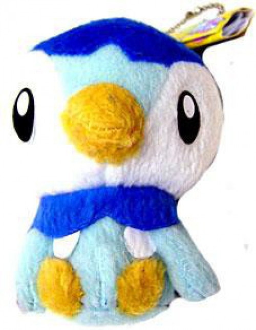 Pokemon ShoPro 3 Inch Keychain Piplup 3 Plush Keychain BanPresto - ToyWiz