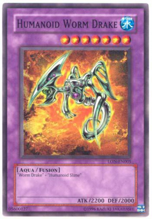 YuGiOh Labyrinth of Nightmare Single Card Common Humanoid Worm Drake ...