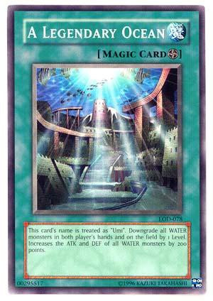 YuGiOh Legacy of Darkness Single Card Common A Legendary Ocean LOD-078 ...