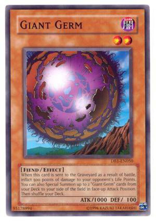 YuGiOh Dark Beginning 1 Single Card Common Giant Germ DB1-EN050 - ToyWiz