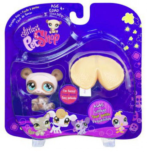 Littlest Pet Shop Portable Pets Panda Bear Figure With Fortune Cookie Hasbro Toys ToyWiz