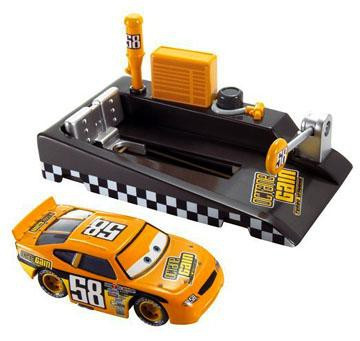 Disney Pixar Cars Pit Row Race-Off Octane Gain No. 58 155 Diecast Car ...