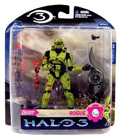 McFarlane Toys Halo 3 Series 3 Spartan Soldier Rogue Armor 5 Action ...