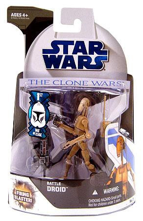 Star Wars Clone Wars 2008 Battle Droid 3.75 Action Figure 7 First Day ...
