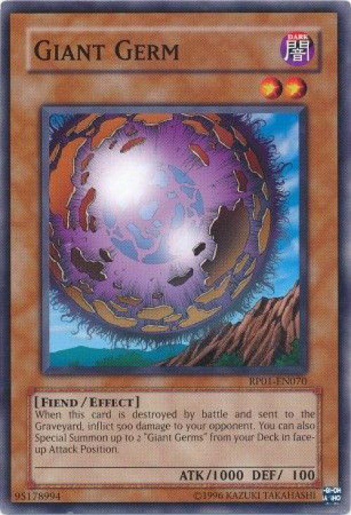 YuGiOh Retro Pack Single Card Common Giant Germ RP01-EN070 - ToyWiz