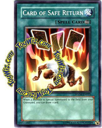 YuGiOh Structure Deck Zombie World Single Card Common Card of Safe ...