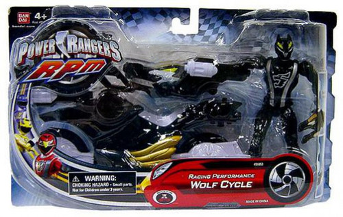 Power Rangers RPM Auxilliary Trax Racing Performance Wolf Cycle 6.5 ...