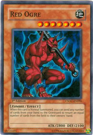 YuGiOh Crossroads of Chaos Single Card Super Rare Red Ogre CSOC-EN096 ...