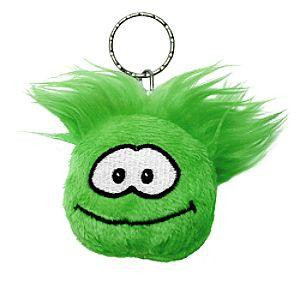 Club Penguin Green Puffle 2 Plush Keychain Jakks Pacific - ToyWiz