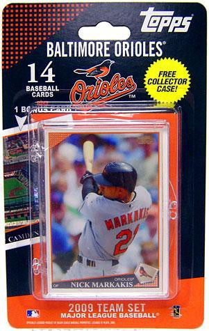 MLB Baltimore Orioles 2009 Topps Baseball Cards Baltimore Orioles Team ...